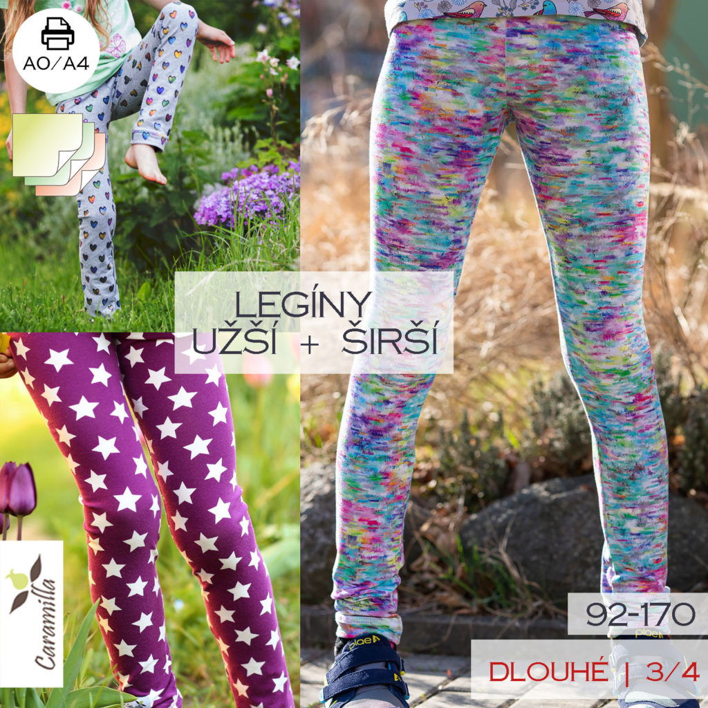 Dětské legíny SET užší + širší 92 – 170 – Caramilla.cz