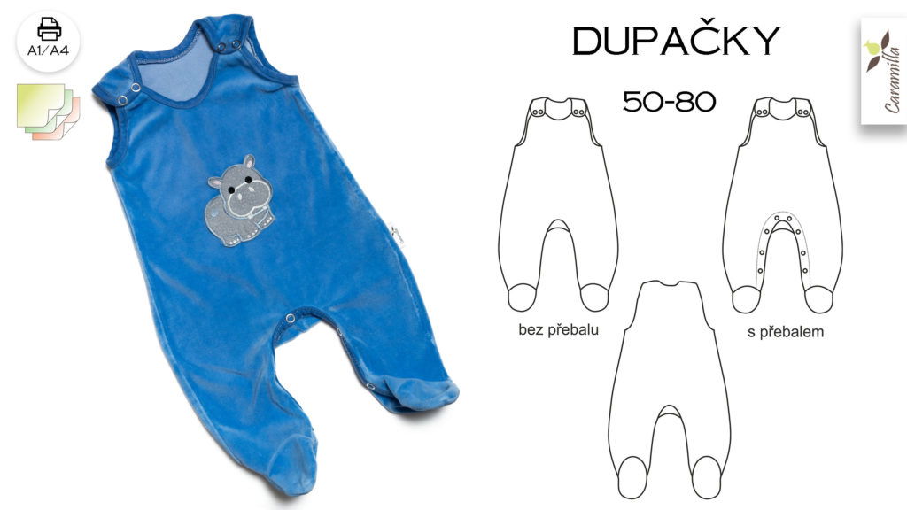 Kojenecké dupačky (střih a návod) – Caramilla.cz